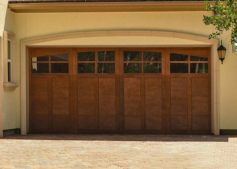 Beautiful Wooden Garage Door Designs