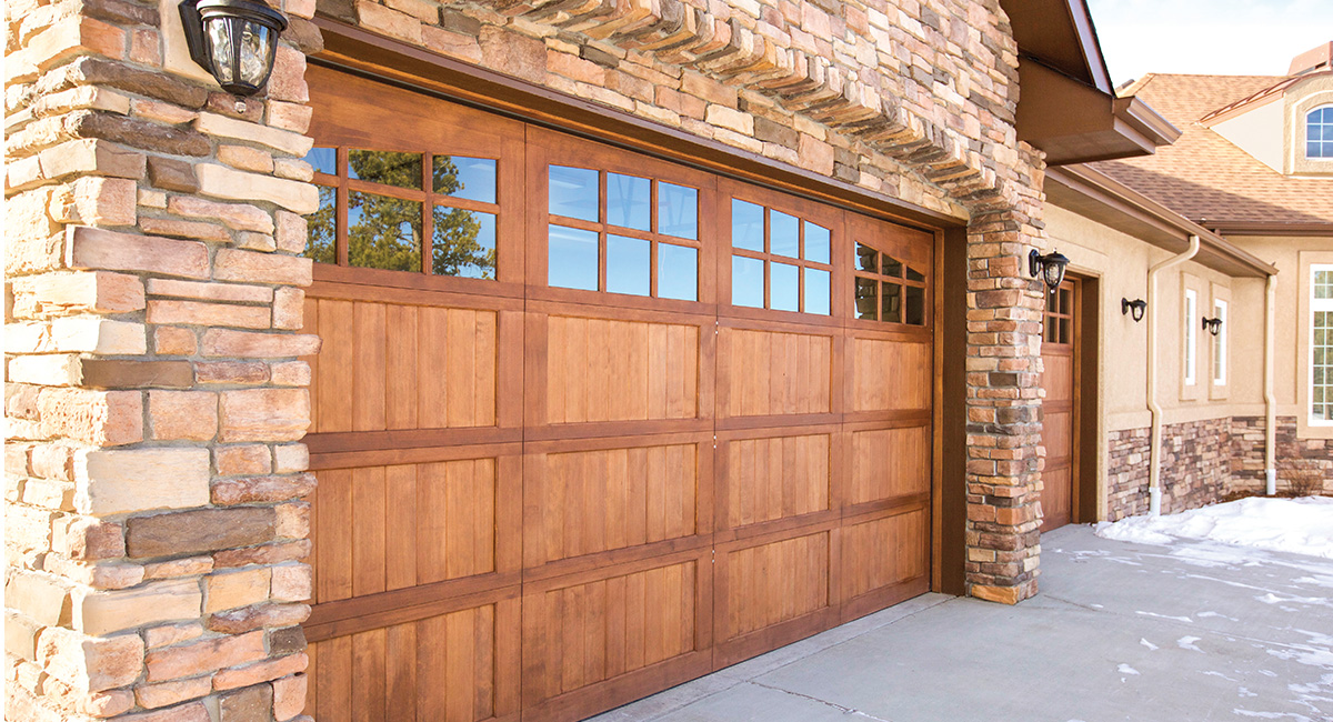 Wood Panel Garage Doors - 7100