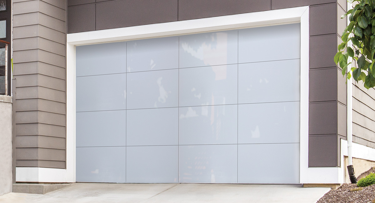 Frameless Glass Garage Doors - Model 8450